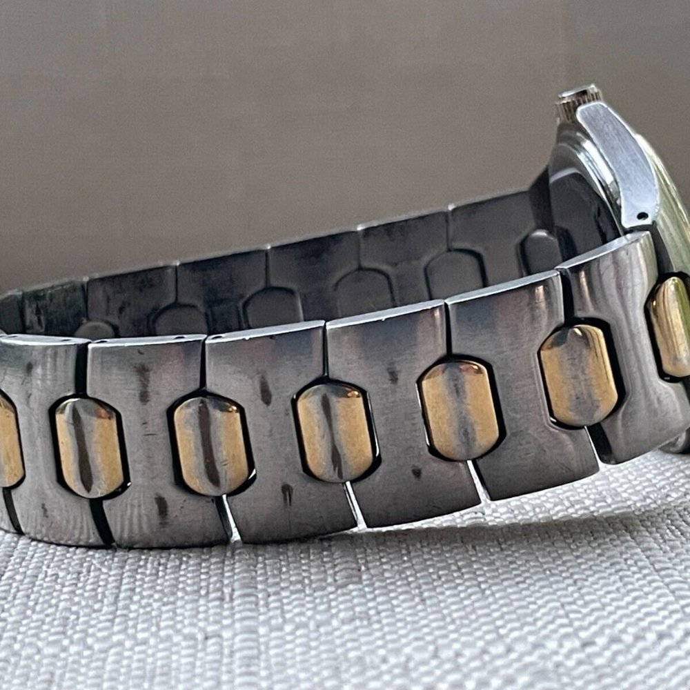 Relic Folio Men Wristwatch Silver/Gold Analog Quartz … - Gem